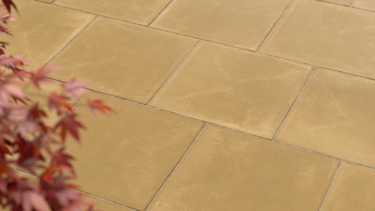 Stonemarket Stretton Stippled Utility Concrete Paving Slab - Buff ...