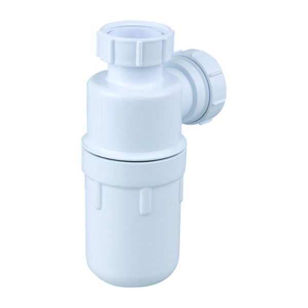 Wavin Osma Waste Bottle Trap 40mm - White (75mm Seal) - Robert Price