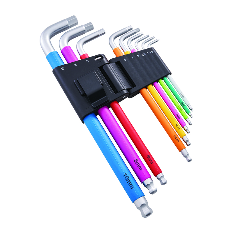Faithfull Colour Coded Hex Allen Key Set (9 Piece) - Robert Price